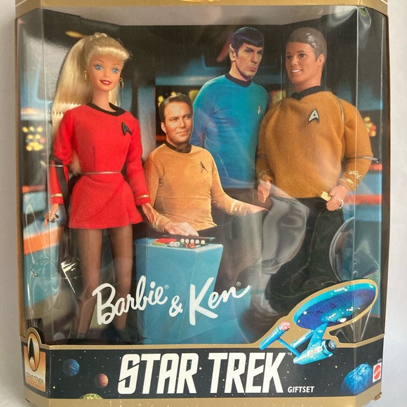 Barbie | Other | Barbie Ken Star Trek Gift Set 3th Anniversary ...
